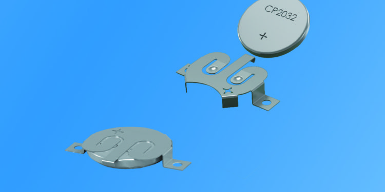 Locking, Low Profile, Coin Cell Battery Retainers - Semiconductor for You