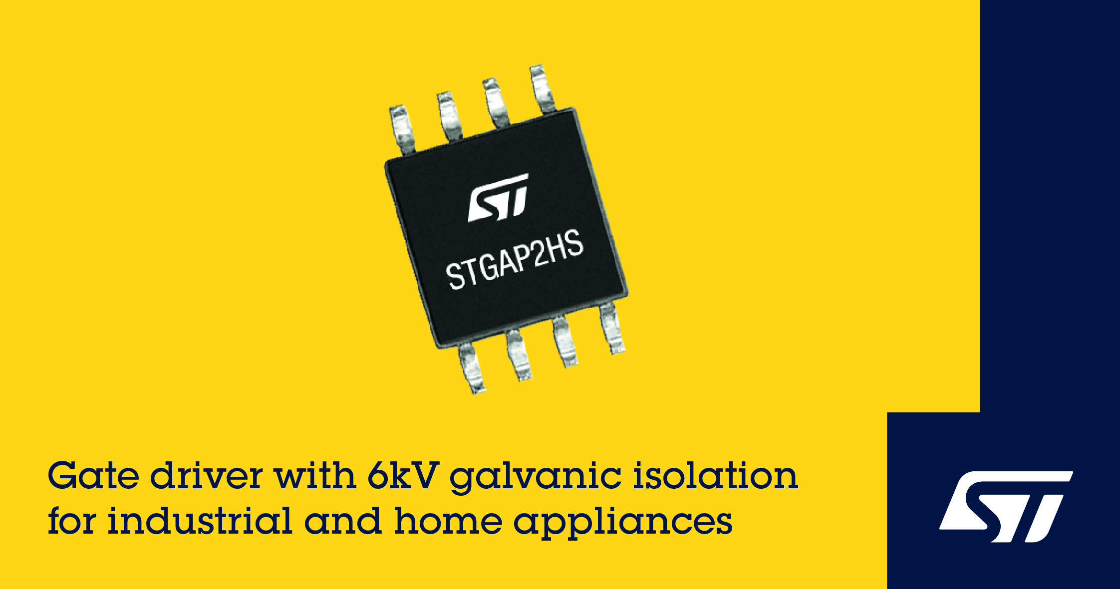 STMicroelectronics Introduces High Voltage Gate Driver Semiconductor