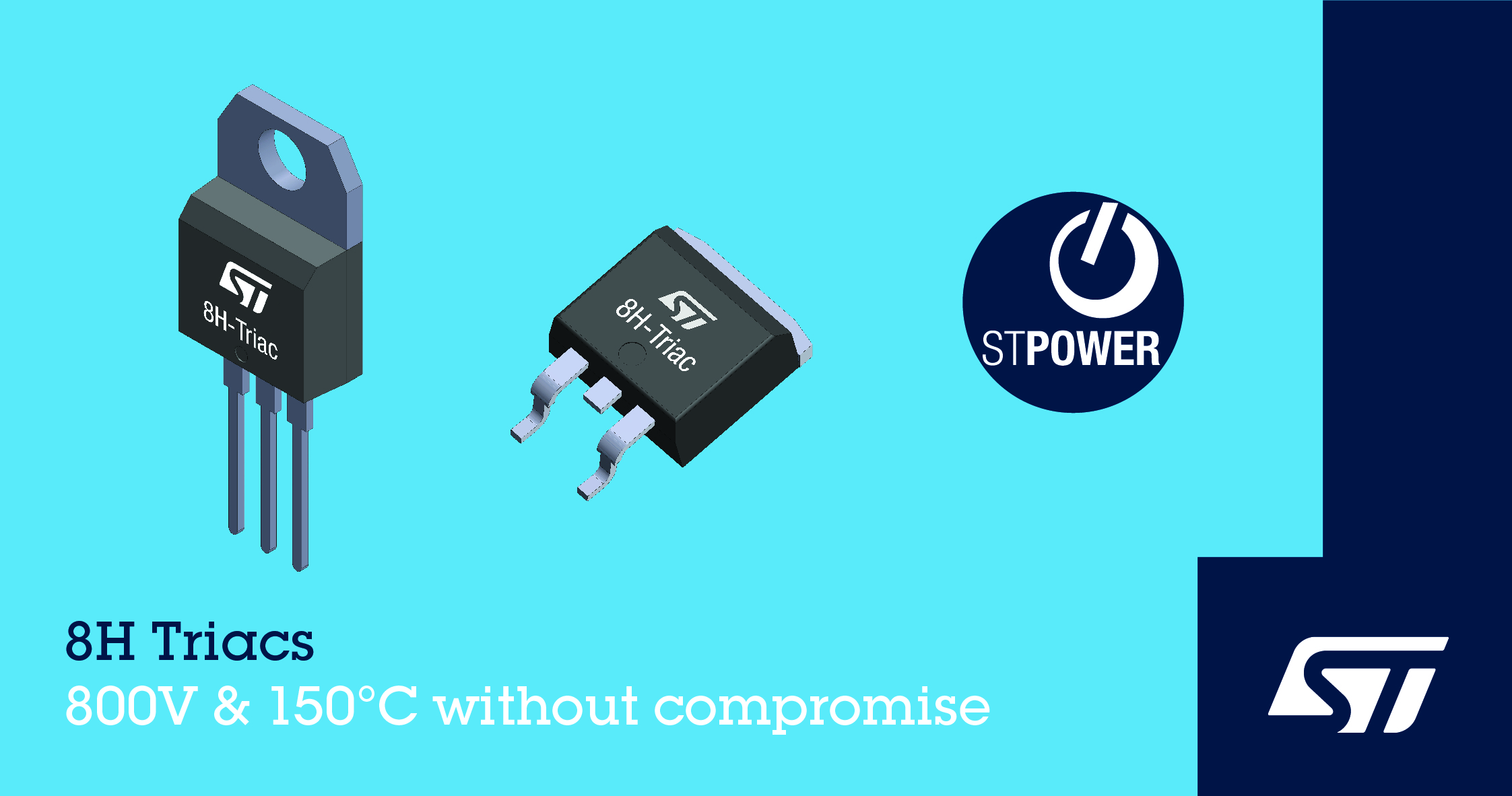 High Temperature Snubberless™ 8h Triacs From Stmicroelectronics Save