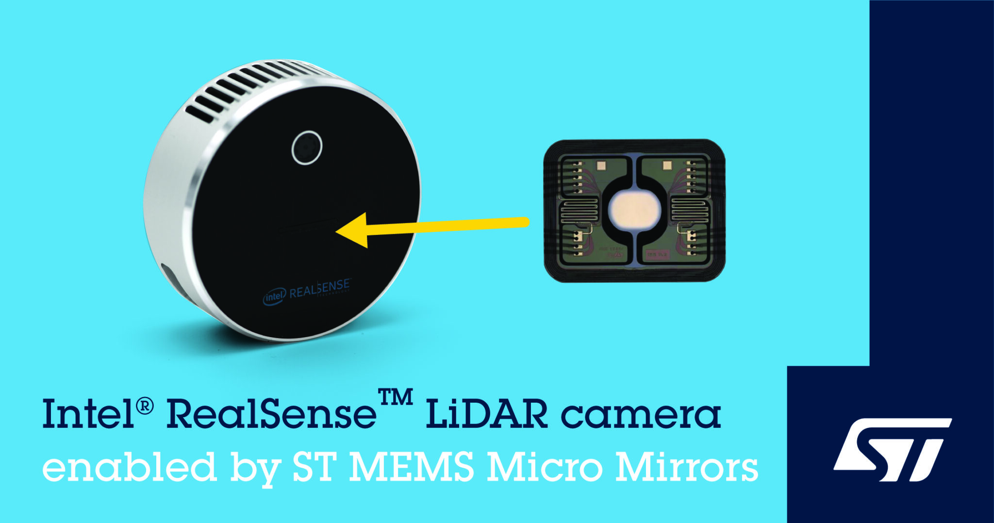 ST-MEMS-micro-mirrors-in-Intel-LiDAR-camera_IMAGE - Semiconductor for You