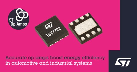 High-Accuracy Op Amp from STMicroelectronics Targets Energy-Efficient Power Conversion ...