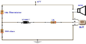 Simple Fire Alarm Circuit Using Thermistor - Electronic Circuit ...