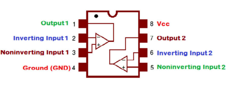 LM258 Op Amp : Pin Configuration & Its Working - Semiconductor for You