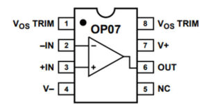 OP07 Operational Amplifier : Pin Configuration & Its Applications ...