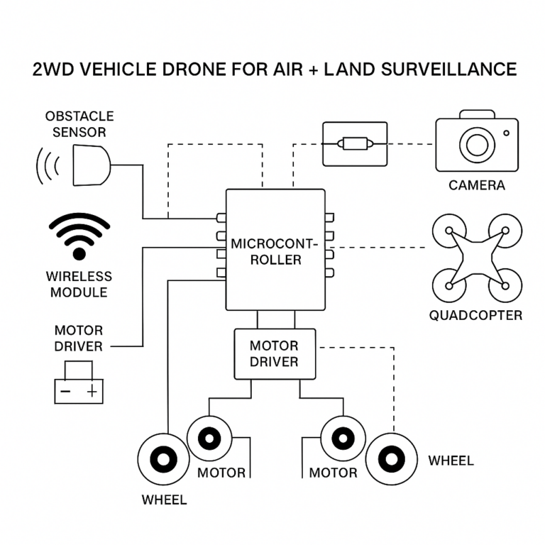Aerial-Ground Surveillance Robot Using Arduino and Quadcopter ...