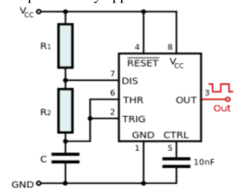 555 Timer IC Tutorial: Working, Pinout, Modes, Calculations ...